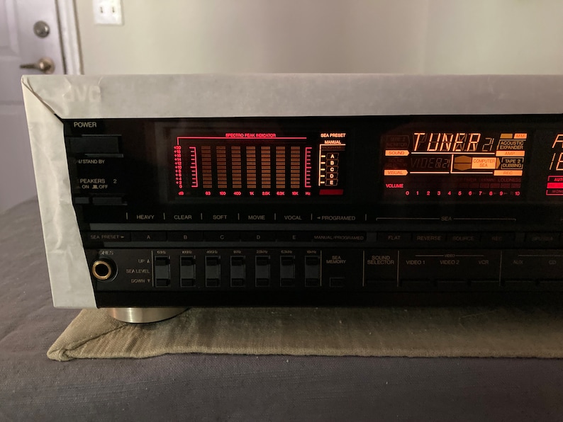 Retro 1987 JVC Receiver RX-950VBK Compu Link Remote With Original Box ...