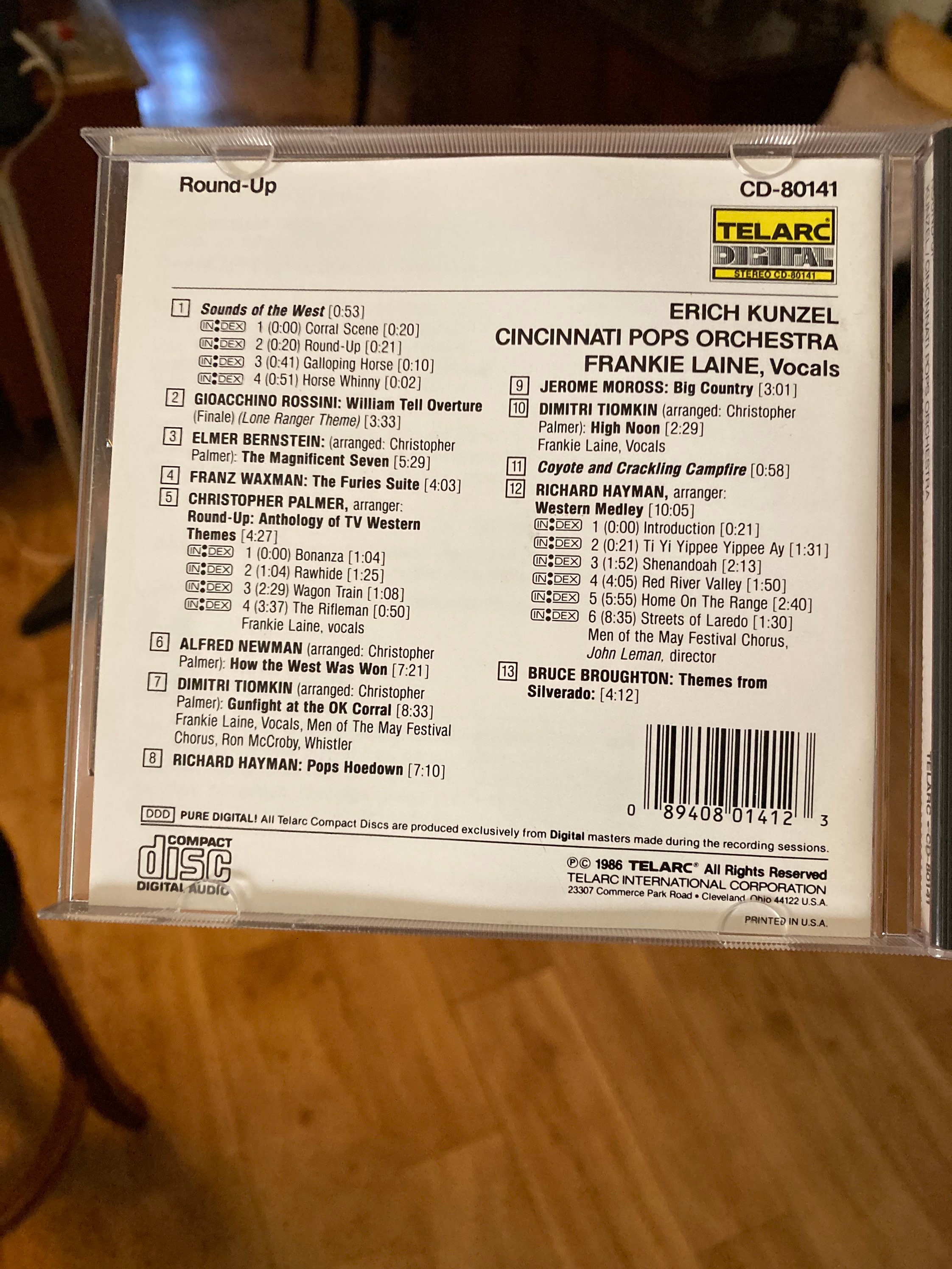 Telarc Digital round-up Western Digital Sound Effects Orchestra Vocals ...