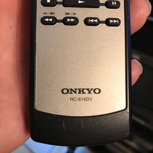 Used Onkyo Remote Control RC-616DV - Etsy