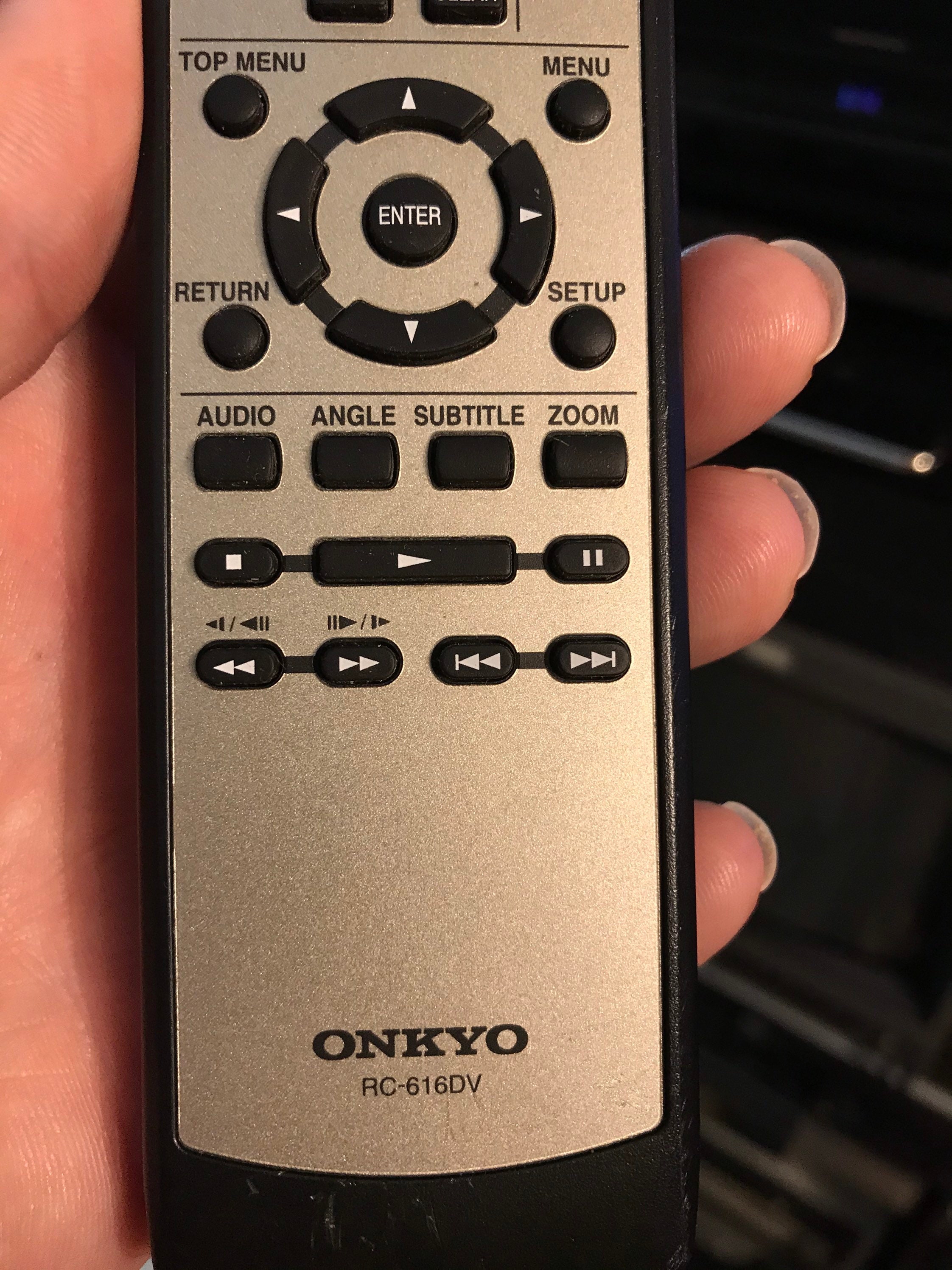 Used Onkyo Remote Control RC-616DV - Etsy