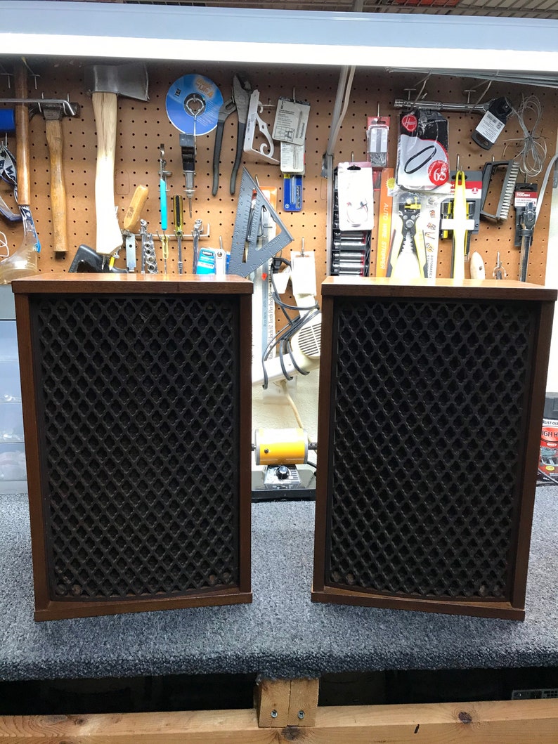Vintage Sansui SP-35 1973 rare Bookshelf Speakers free - Etsy