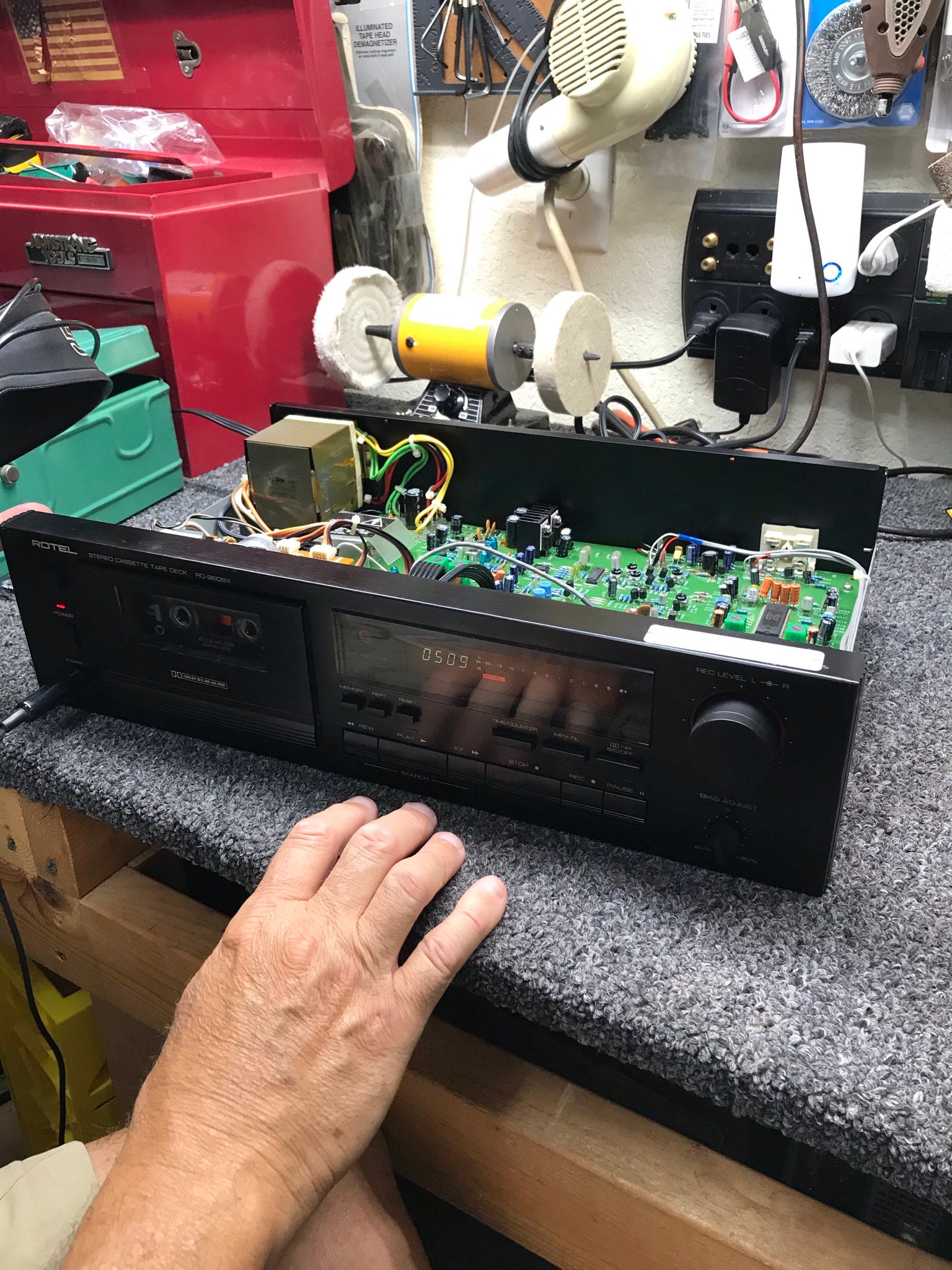 Retro Rotel RD-960BX Cassette Tape Deck W/dolby B/C and HX Pro ...