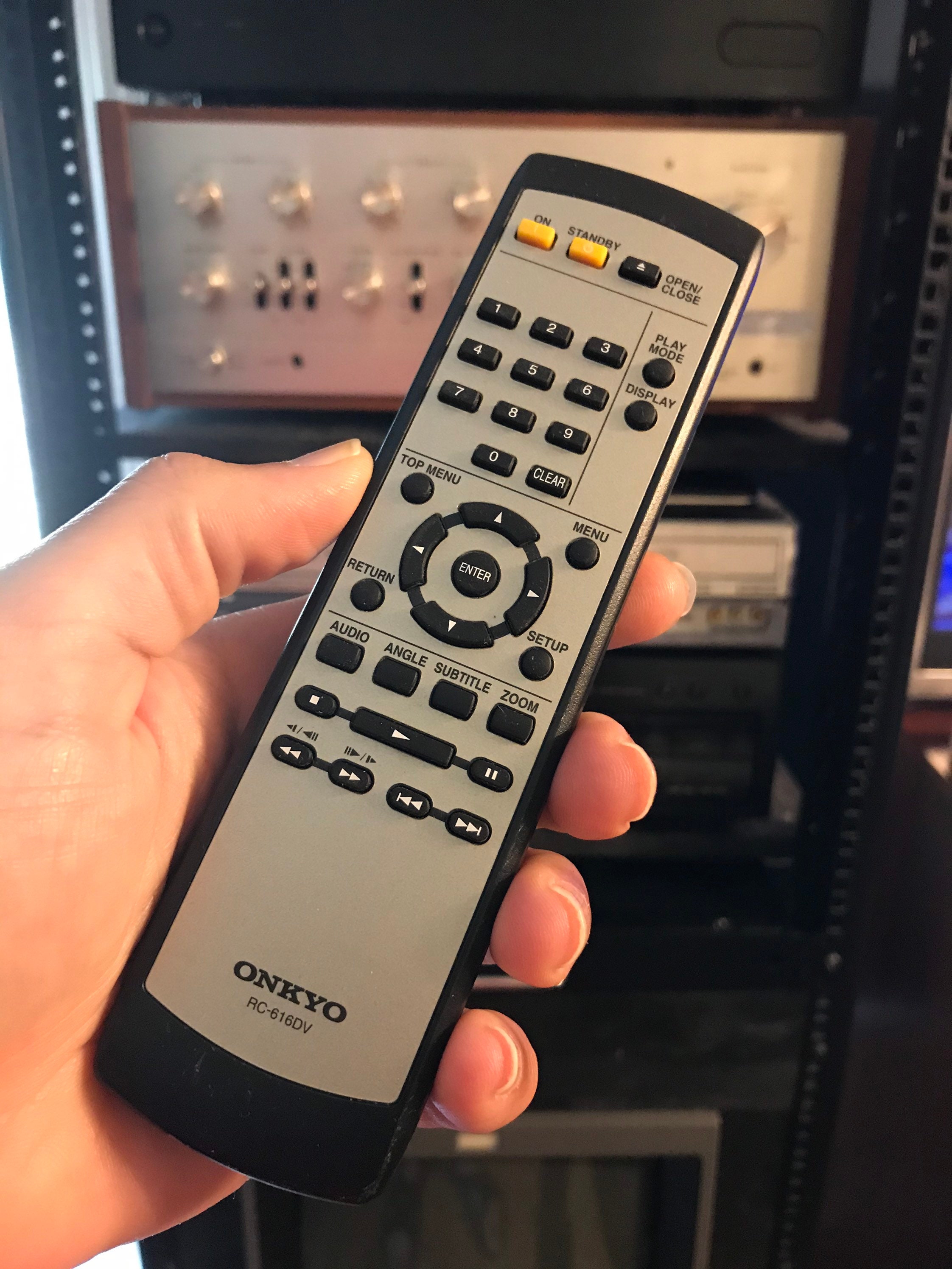Used Onkyo Remote Control RC-616DV - Etsy