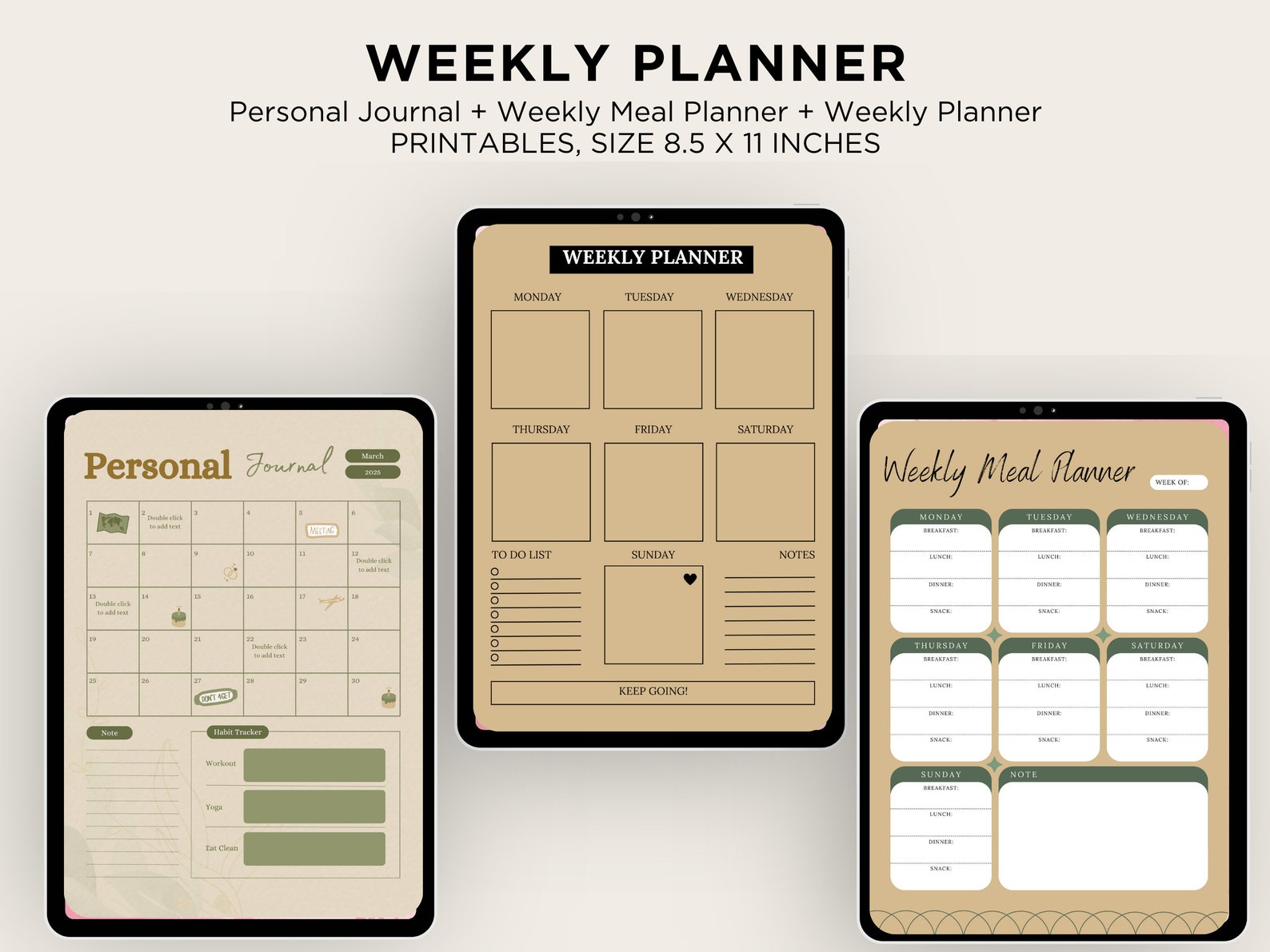 2024 Weekly Planner to Do List Daily Planner Weekly Schedule, Daily ...