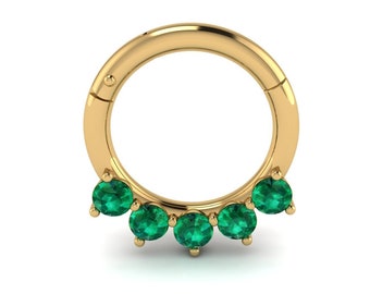 Emerald Nose Ring - Etsy