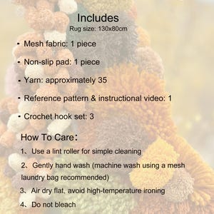 Moss Rugs Materials Bag, DIY Latch Hook Moss Rug Kit, Cozy Fluffy 3D ...