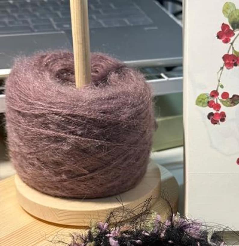 Solid Kid Mohair Lace Yarn | 1 Ball (50g / 230m) | Soft Fluffy Yarn ...