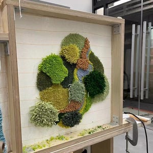 DIY Moss Rug With Ocean, Colorful Moss Rug, Garden Rug, Cozy Fluffy 3D ...