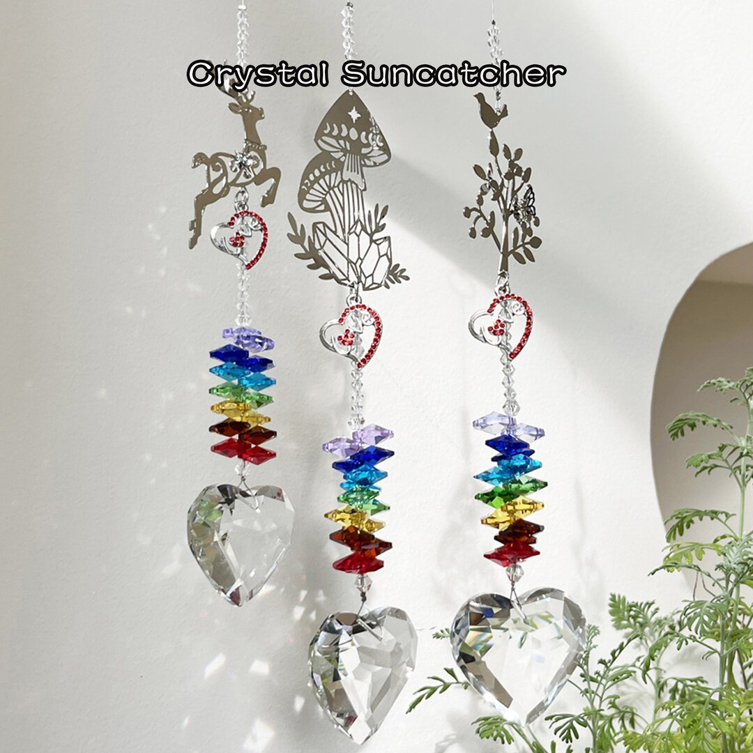 Crystal Suncatcher Christmas Suncatcher Sun Catching Decor - Etsy