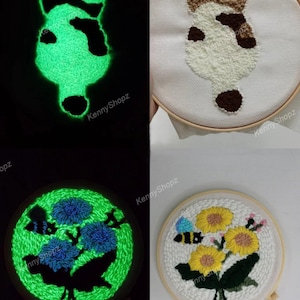 Glow in the Dark Yarn | UV Reactive Yarn | 1 Bundle (50g) | 2mm or 4mm ...