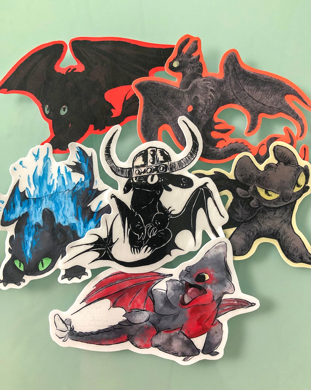 HTTYD Stickers | Dragon Vinyl Stickers | Waterproof - Etsy