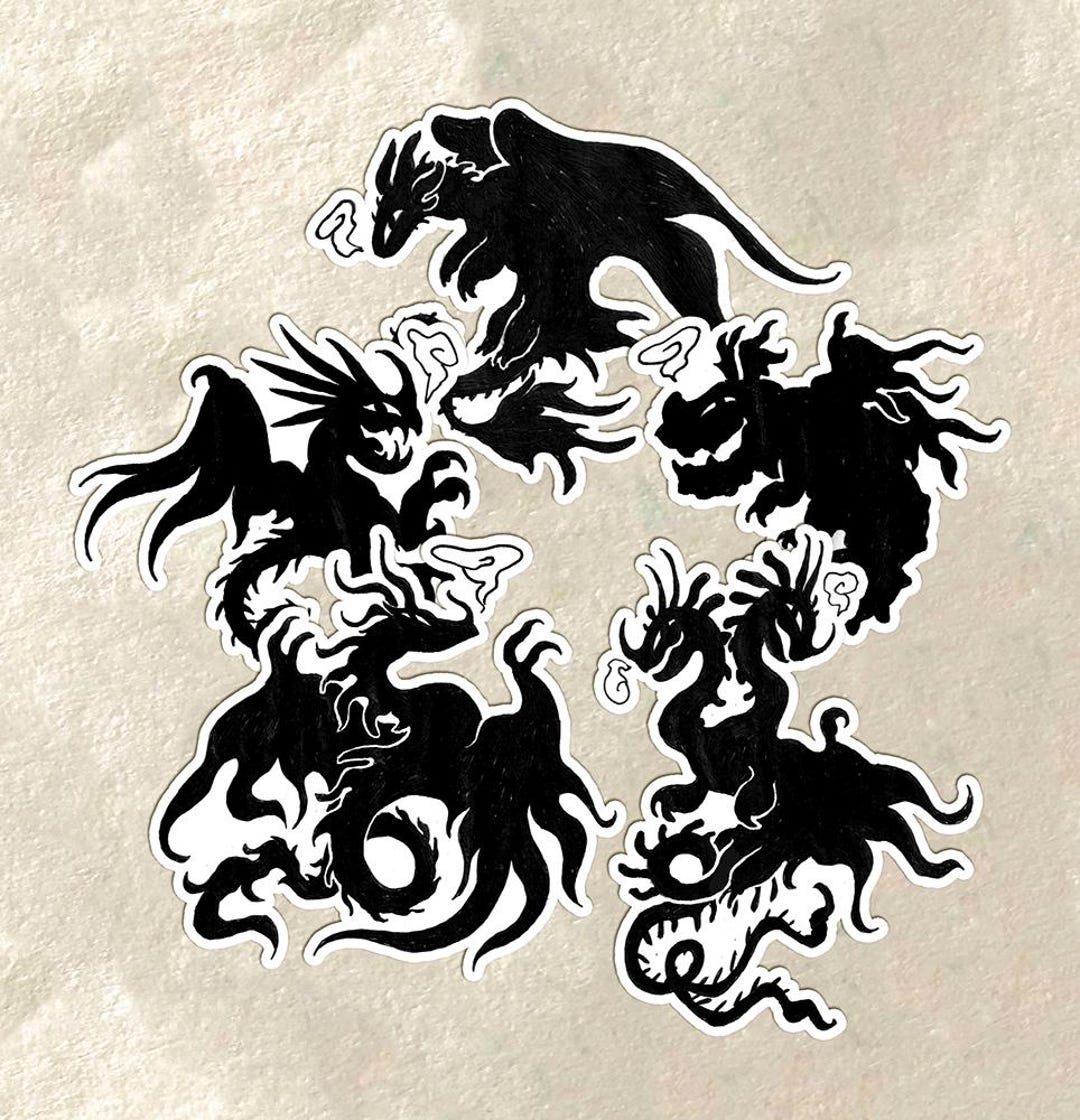 HTTYD Dragons of Berk Stickers | Dragon Vinyl Stickers | Waterproof ...