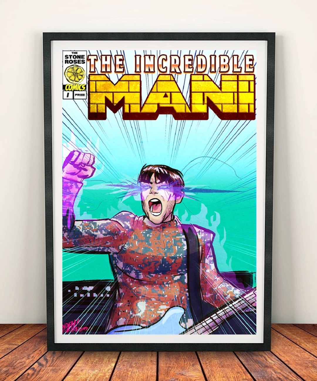 Incredible Mani Stone Roses Print - Etsy