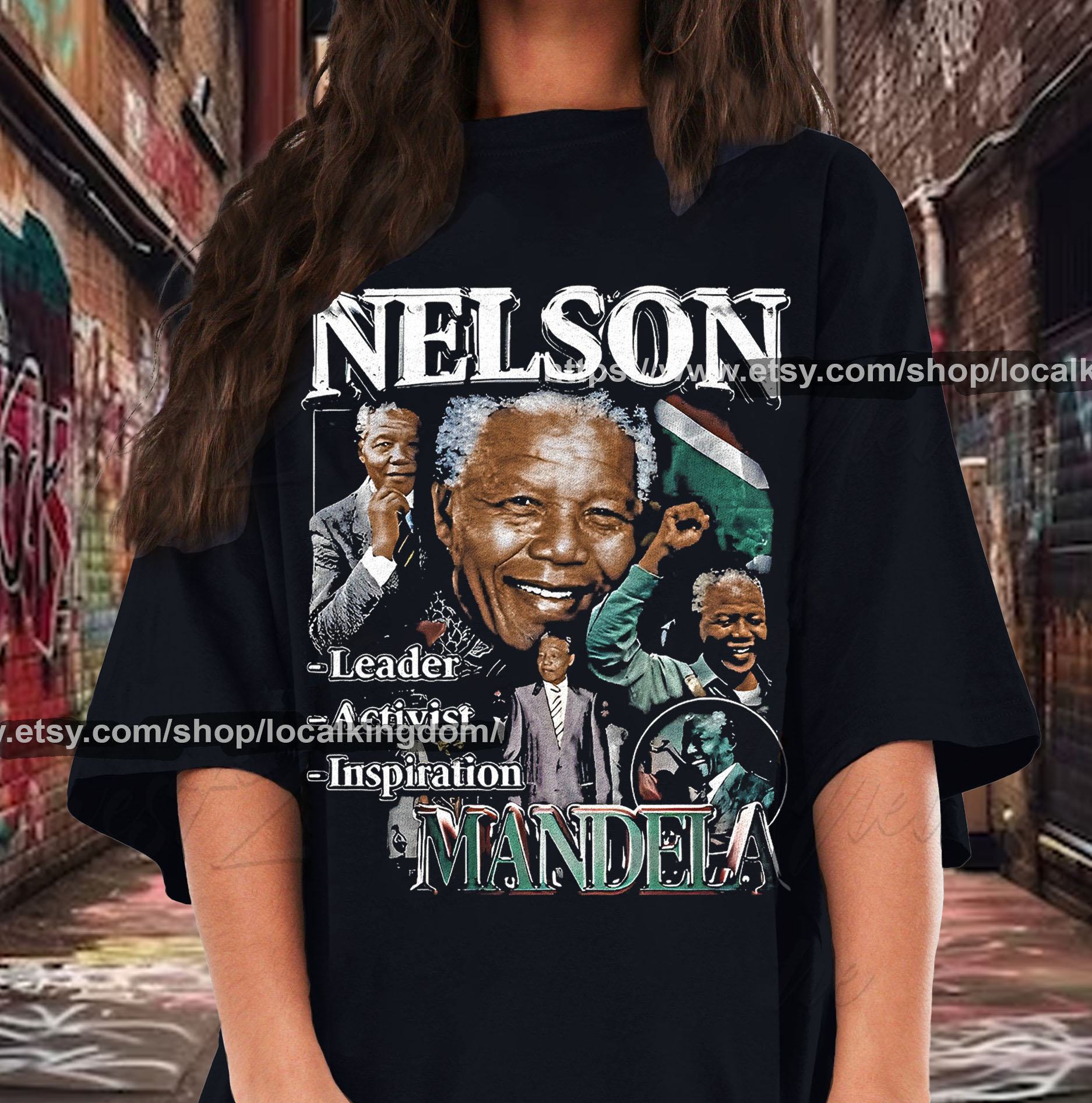 Limited Nelson Mandela T-shirt, Gift for Women and Man Unisex T-shirt ...
