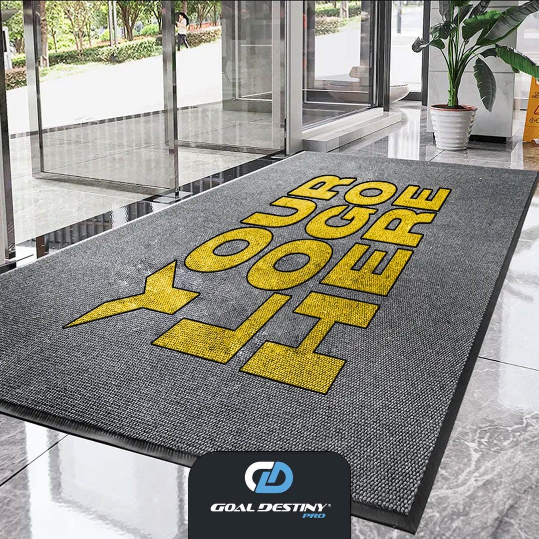 Custom Logo Business Doormat – Personalized Entrance Mat, Corporate Rug ...
