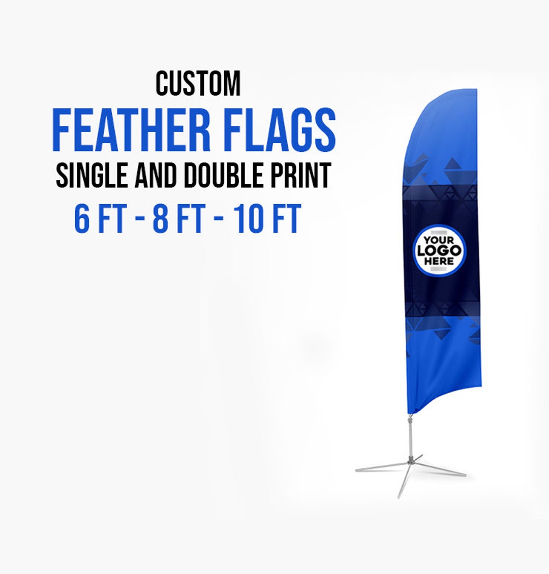 Custom Feather Flags – Waterproof, Uv-resistant Event Signage - Etsy