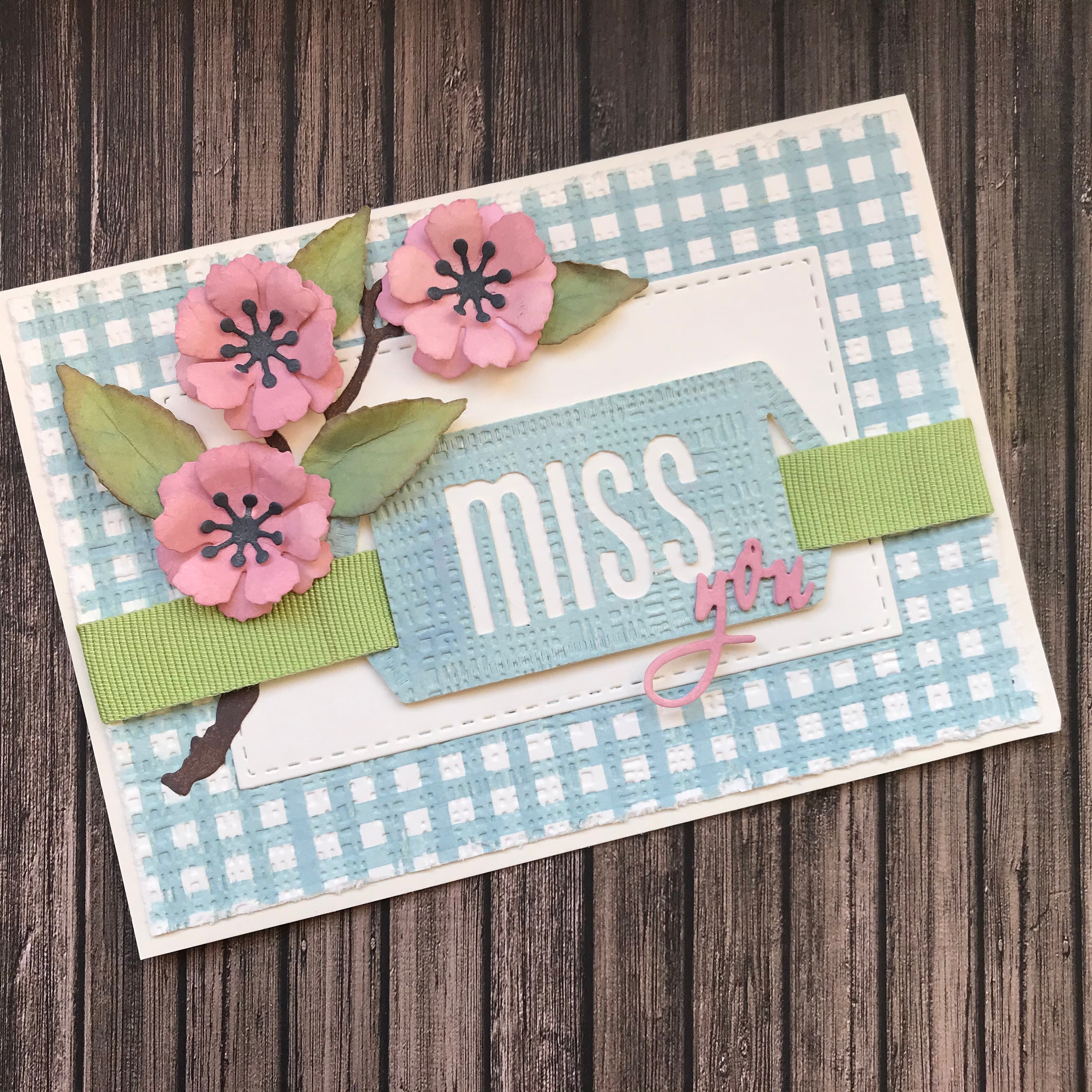 Ticket miss You I Miss You Ticket With Flowers - Etsy