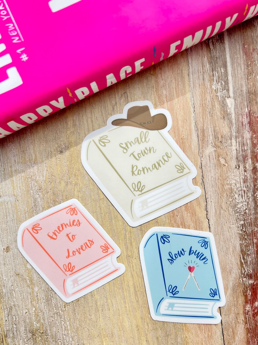 Choose Your Mini Book Trope Sticker Book Lover Bookish Vinyl Die Cut - Etsy