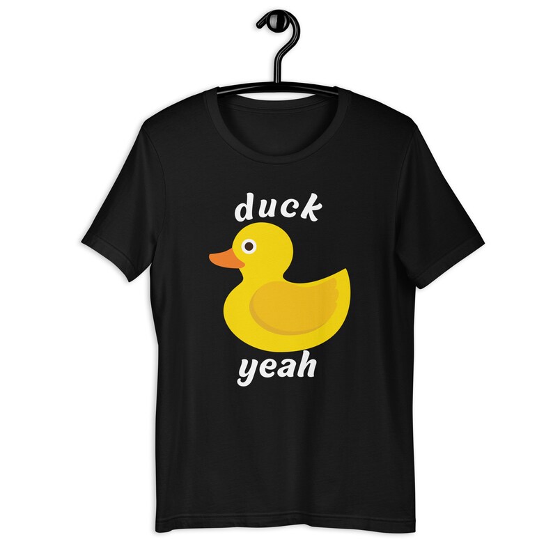 Cute Duck Yeah Funny Sarcastic Bella Canvas 3001 Unisex - Etsy