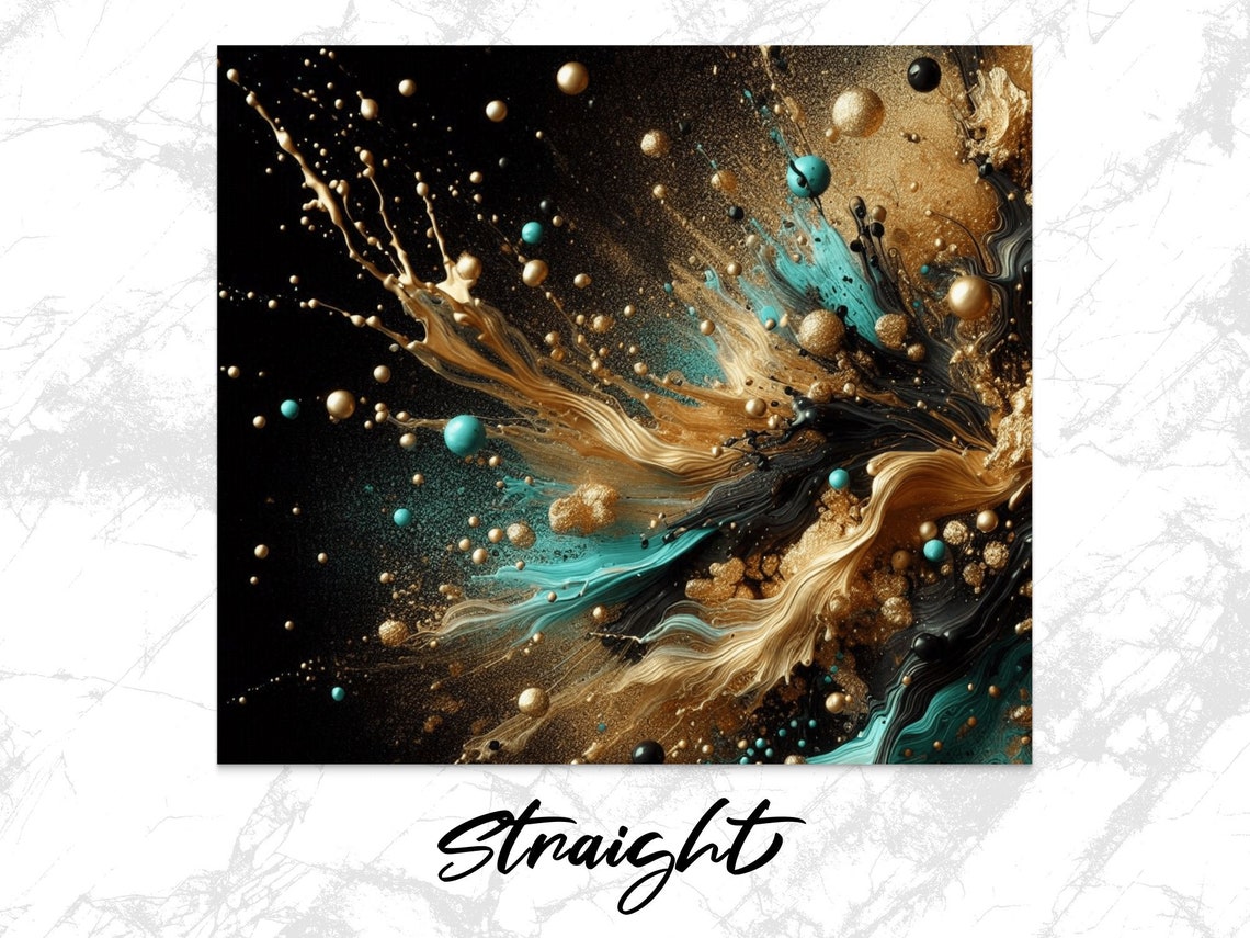 Abstract Art Tumbler Wraps, 20 Oz Skinny Tumbler Wraps, Digital Art ...