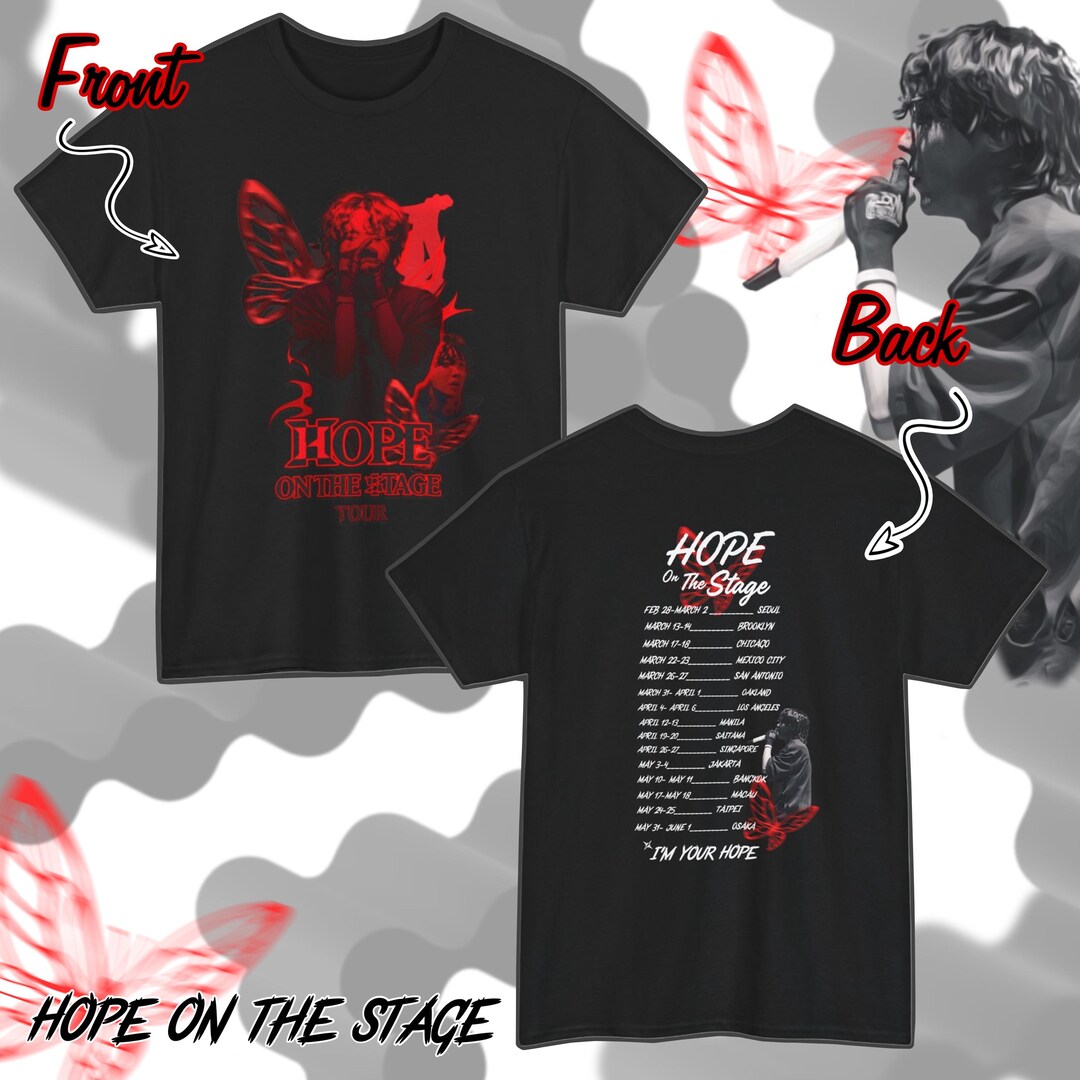 J-hope Hope on the Stage Tour T-shirt, Hope on the Street Shirt, J Hope ...