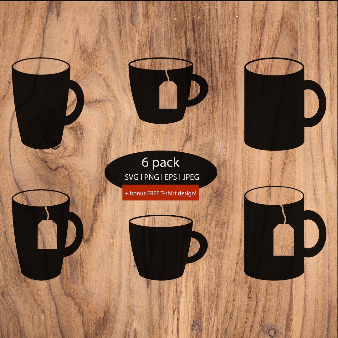 SVG Bundle, Cup Svg for Cricut, Mug Clipart, Cup Svg, Cup, Tea Clipart ...