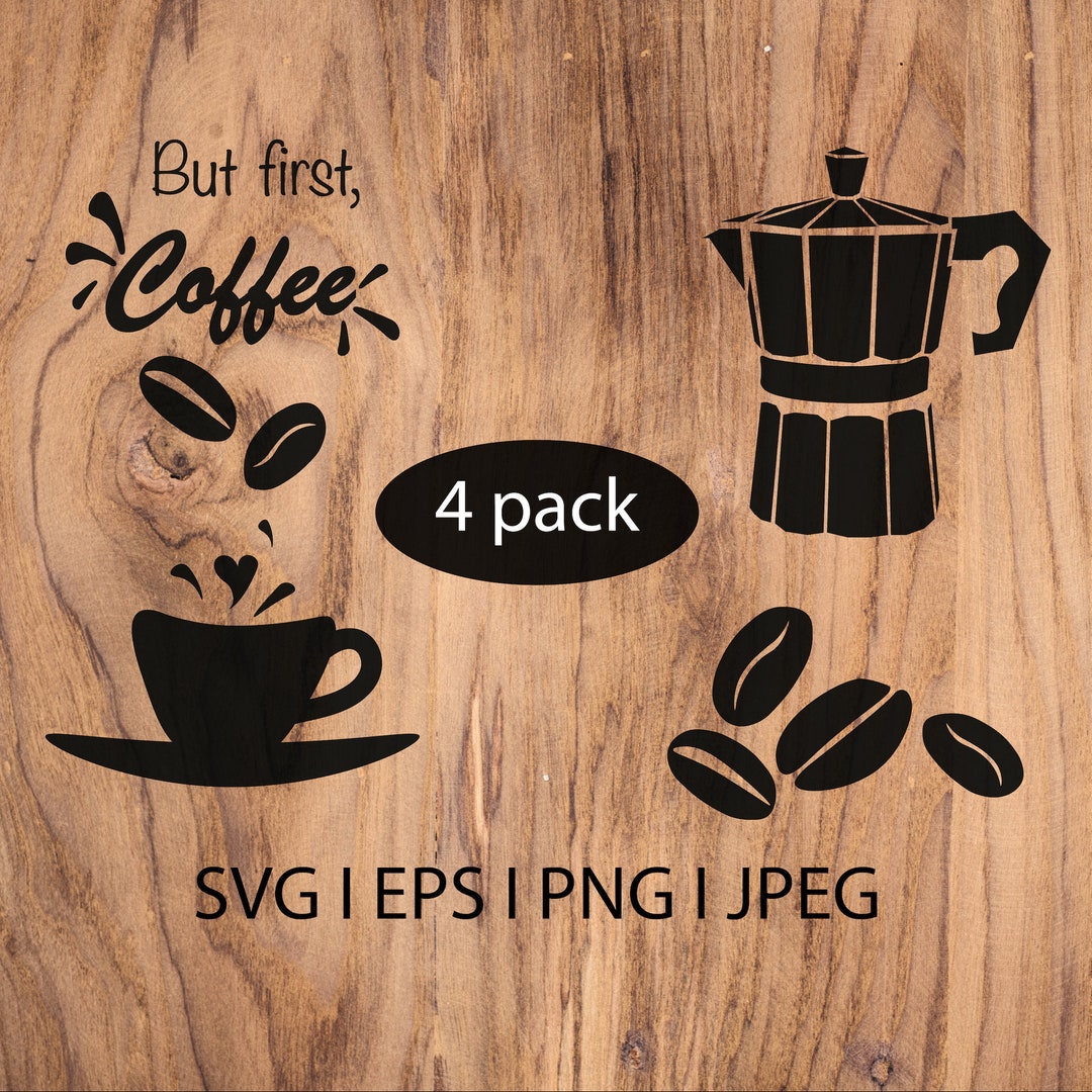 Hand Drawn, Coffee Lovers Design Bundle, Instant Download, With ...