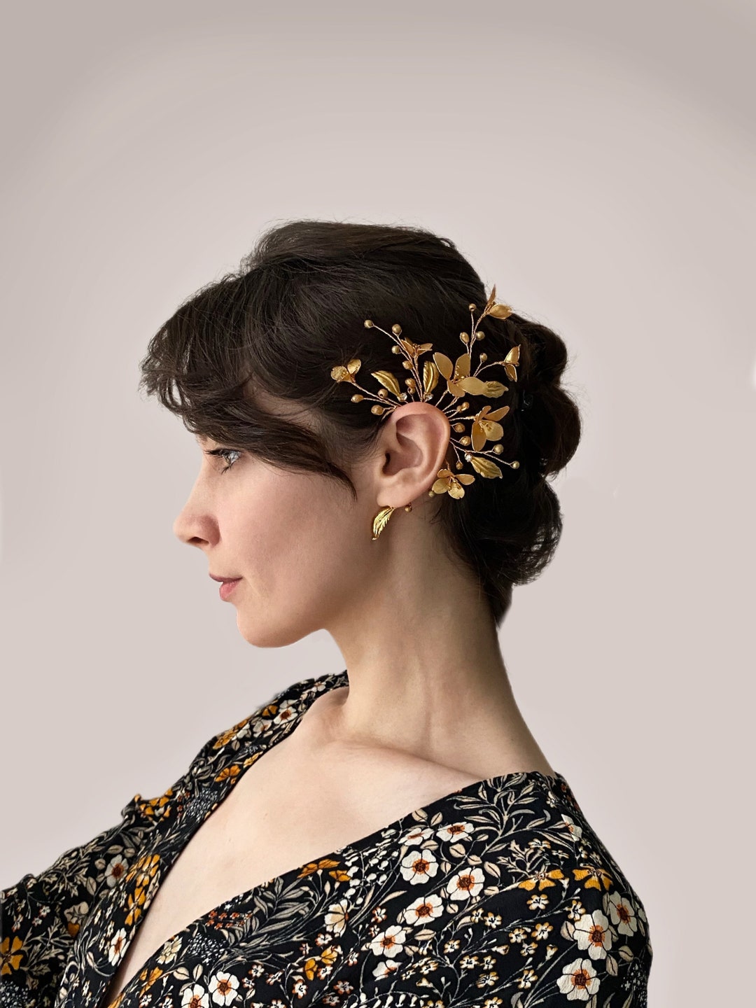 Weddind Ear Cuff, Ear Cuffs for Bride, Handmade Cuffs, Bridal Ear Cuffs ...