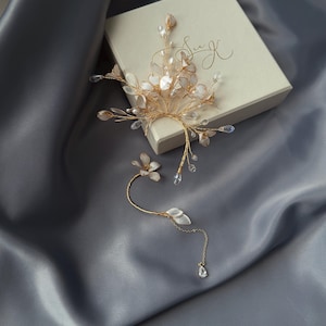 Weddind Ear Cuff, Ear Cuffs for Bride, Handmade Cuffs, Bridal Ear Cuffs ...