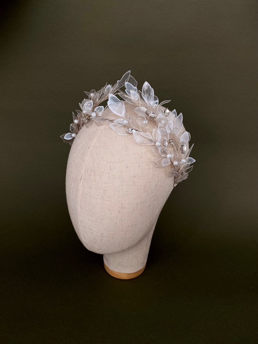 Kate Coronation Headress, Royal Hair Vine, Leaf Coronation Fascinator ...