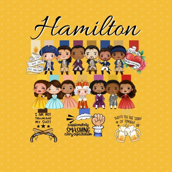 Hamilton Svg - Etsy