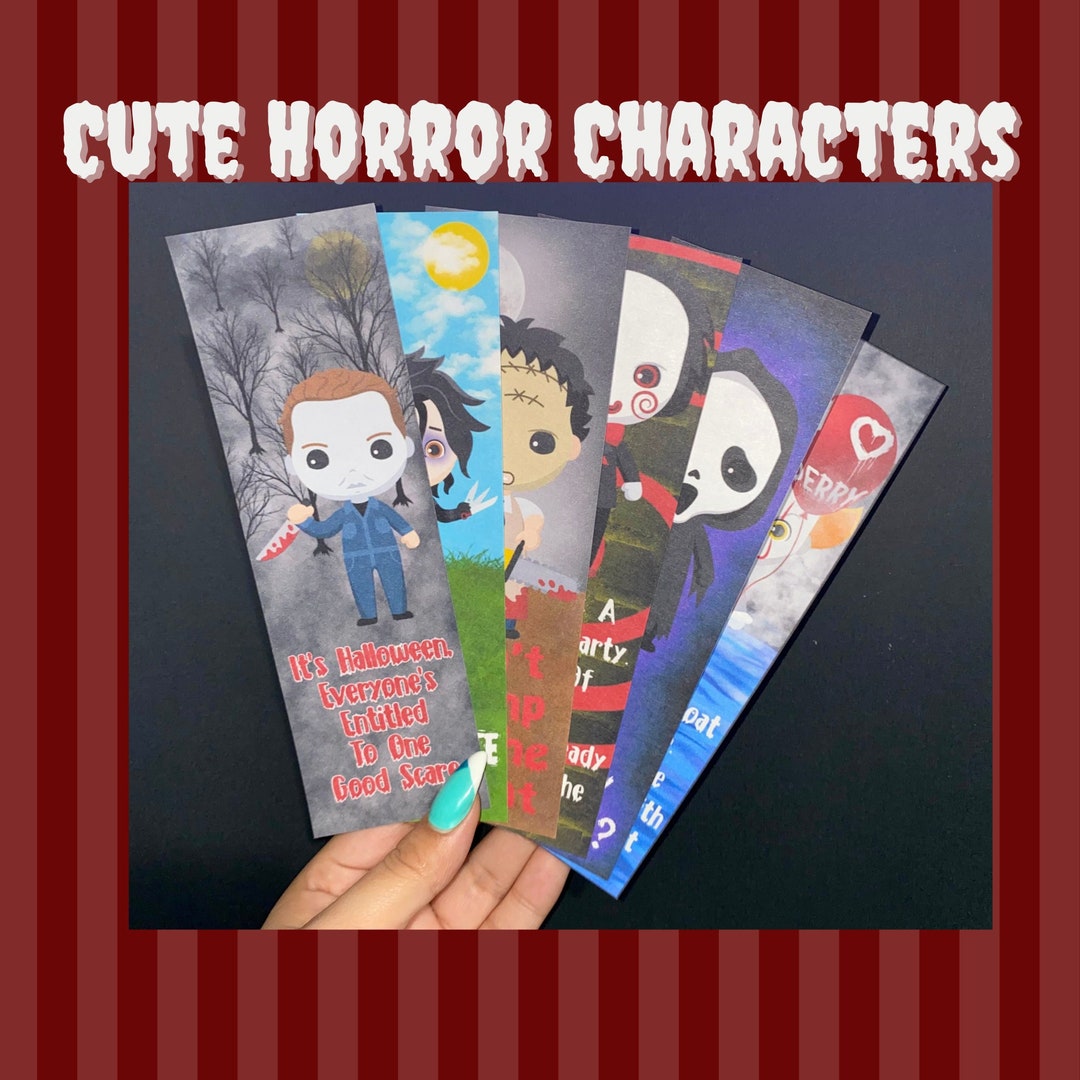 Horror Character Magnetic Bookmark / Halloween Characters - Etsy