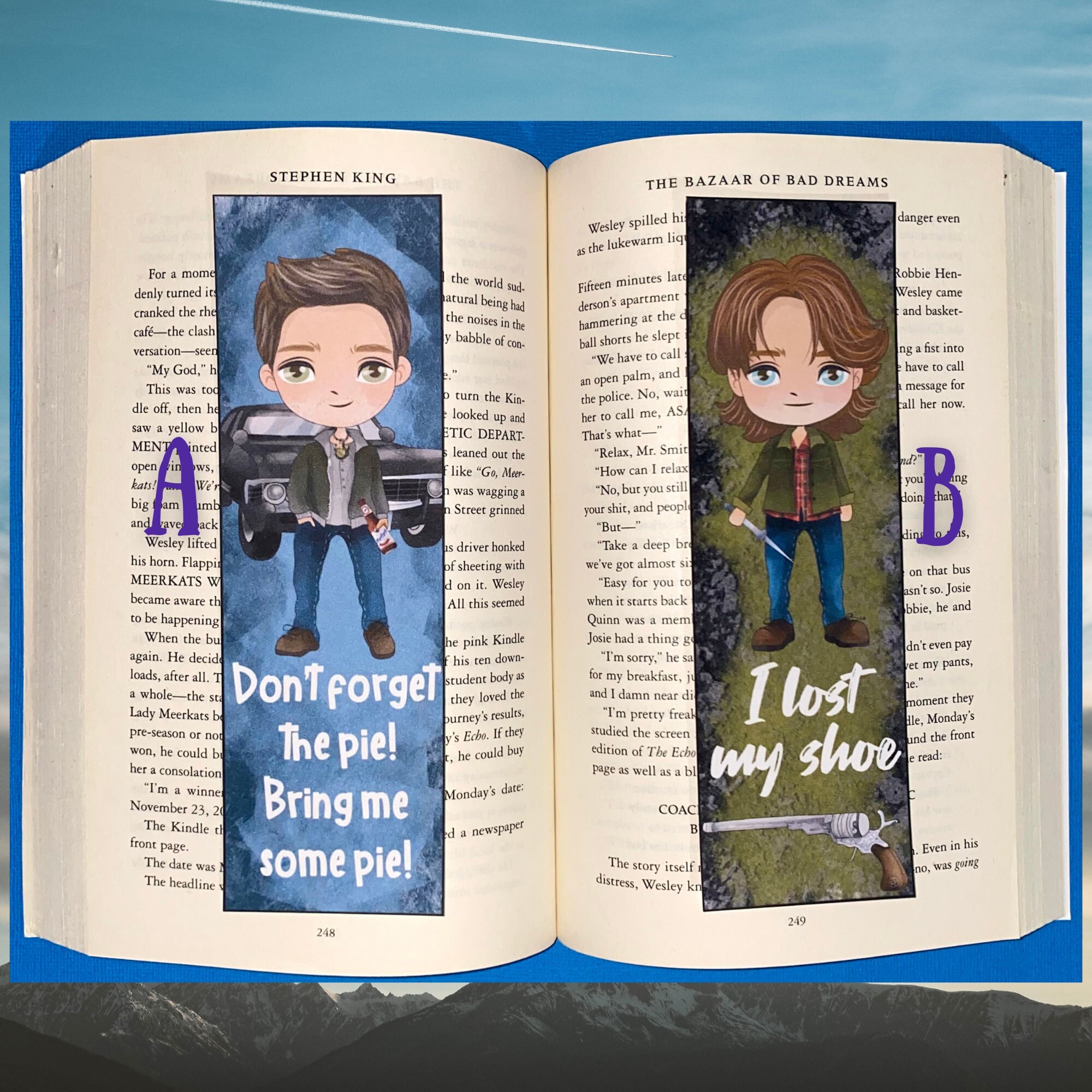 Supernatural Regular Bookmark / T.V Series Bookmark / Regular - Etsy