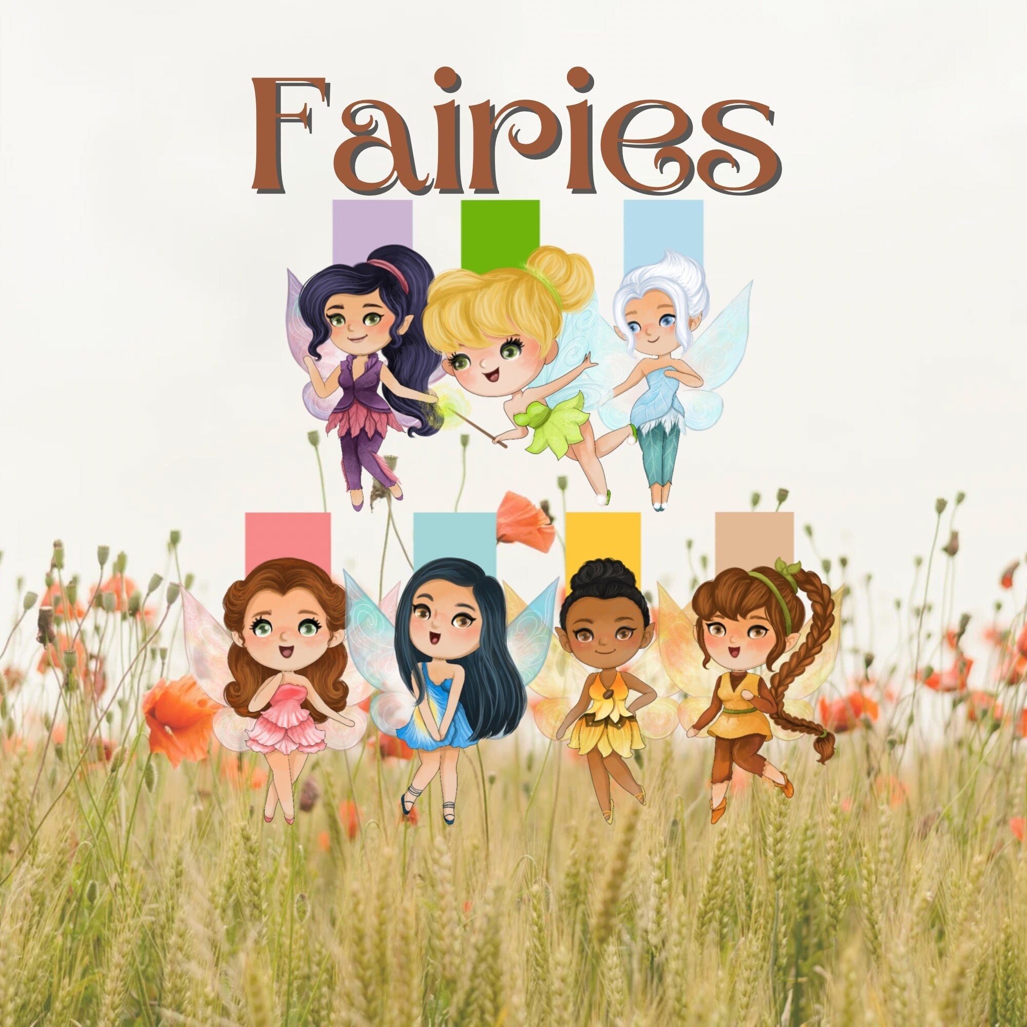 Chibi Tinkerbell And Friends