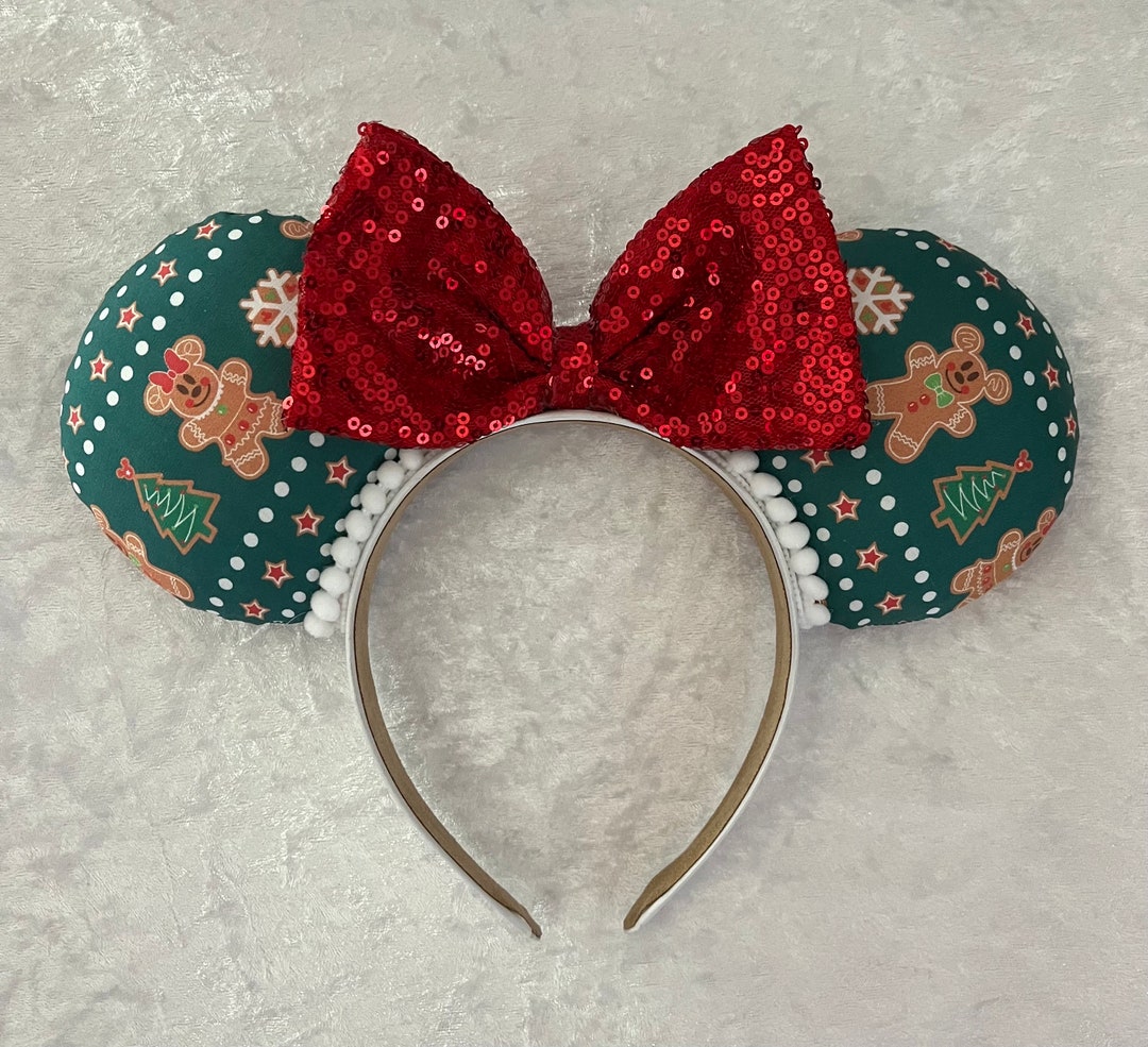 Mickey & Minnie Gingerbread Man Ears - Etsy