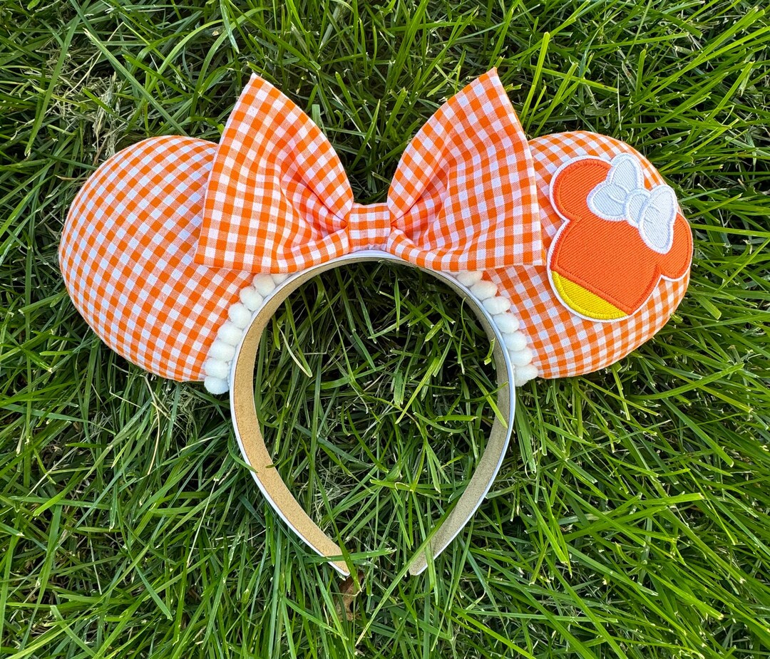 Candy Corn Patch Minnie Ears - Etsy