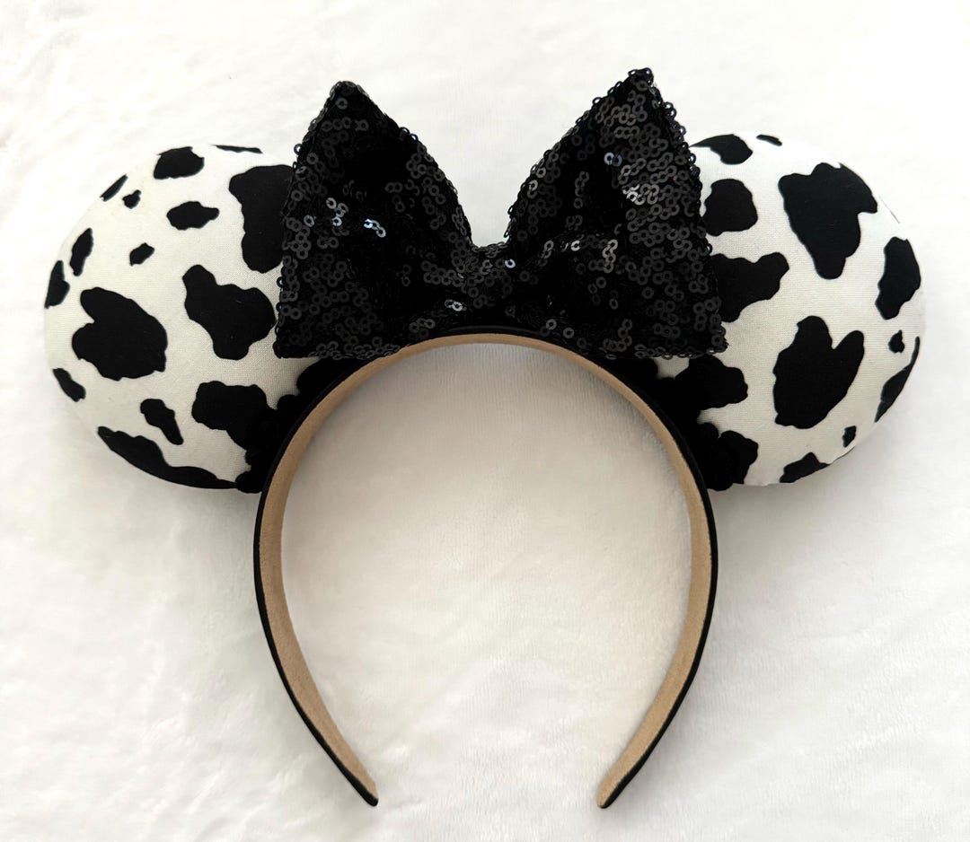 Cow Print Ears - Etsy