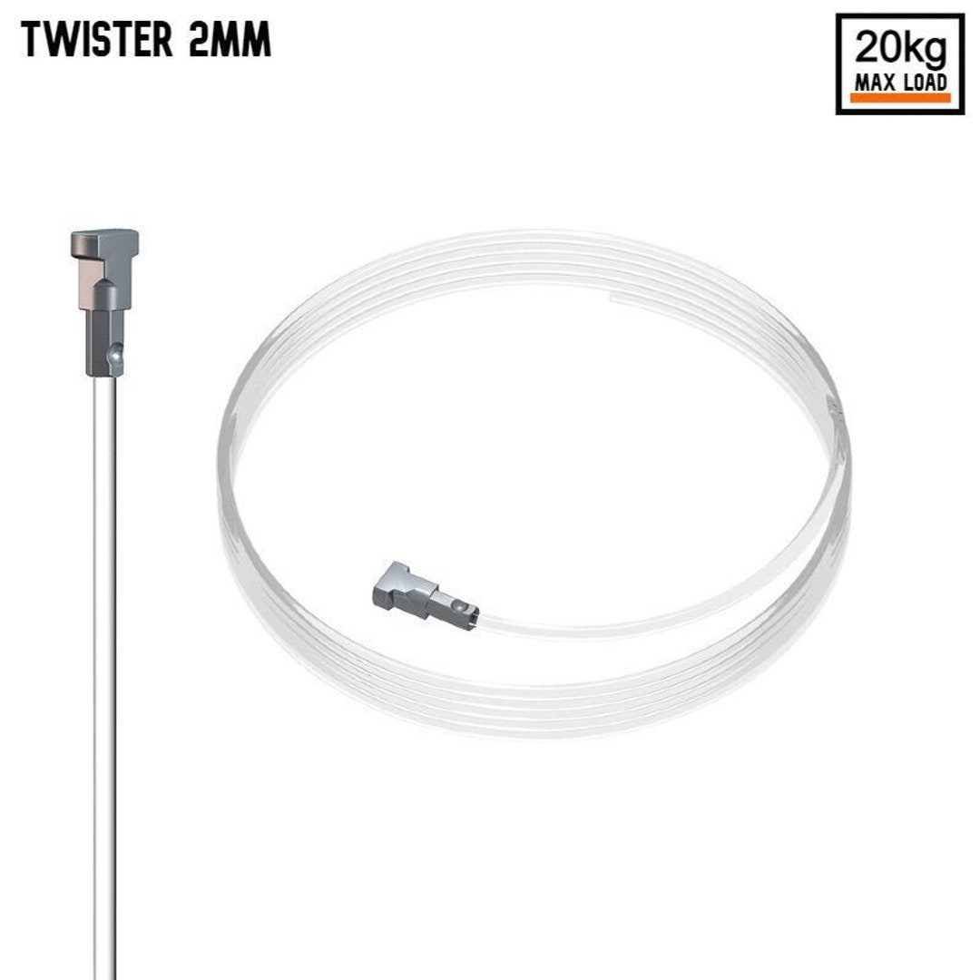 Twister Perlon Transparent Wire or Heavy Duty Steel Cable - Etsy