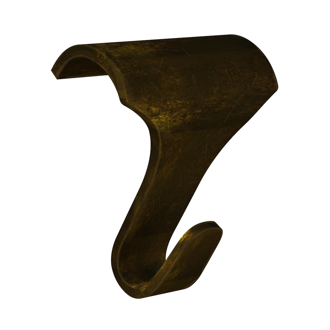 Bronze Finish | Victorian Picture Rail Hook | Moulding Hook for Period ...