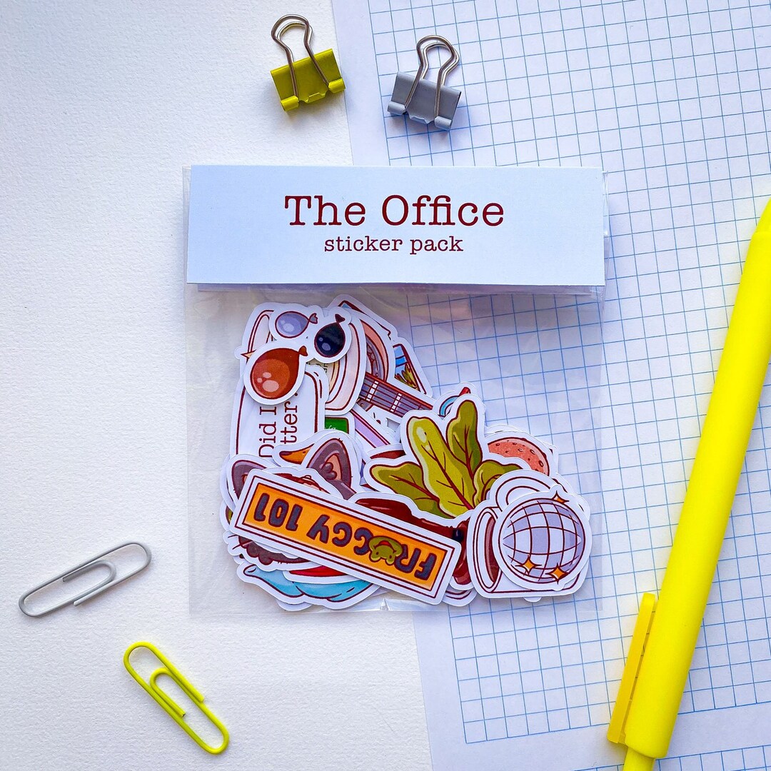 The Office Sticker Pack, the Office TV Show Scranton Dunder Mifflin ...