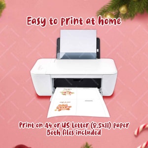 Printable Christmas Greeting Cards DIY Cute Christmas Character Puns ...