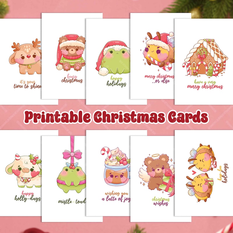 Cute Christmas Cards - Etsy