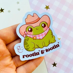 Sassy Frog Stickers, Rootin Tootin Cowboy, Always Anxious, Thicc Butt ...