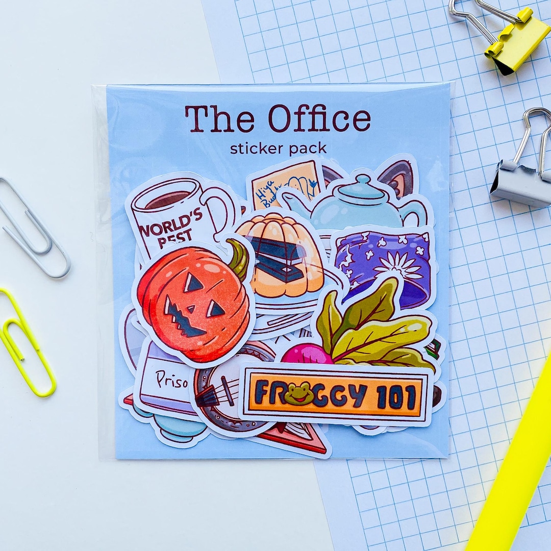 The Office Sticker Pack, the Office TV Show Scranton Dunder Mifflin ...
