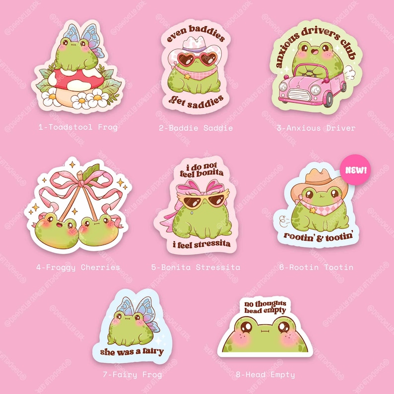 Even Baddies Get Saddies Sticker, Cowboy Froggy in Sunglasses Sticker ...