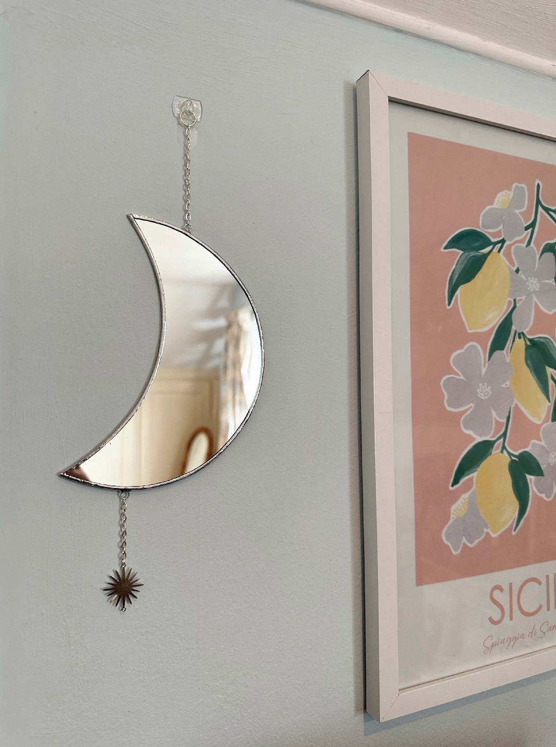 Celestial Wall Decor Moon Wall Hanging Celestial Wall Art - Etsy