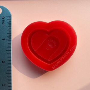Love Heart Cat Paw Resin Mold/silicone Mold/3d Printed Shaker - Etsy