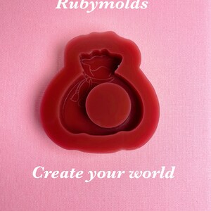 Blessing Bag Shaker Silicone Mold 3D Chocolate Cake Decoration Clay ...