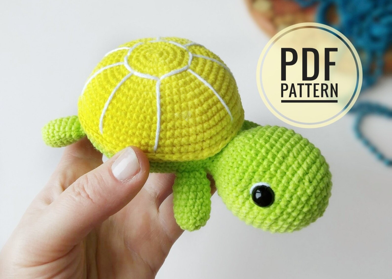 Crochet Turtle Pattern Tiny Turtle Crochet Pattern Do Not - Etsy