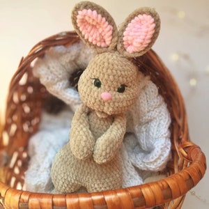 Bunny Crochet Pattern, Amigurumi Bunny Pdf Tutorial, Crochet Rabbit ...